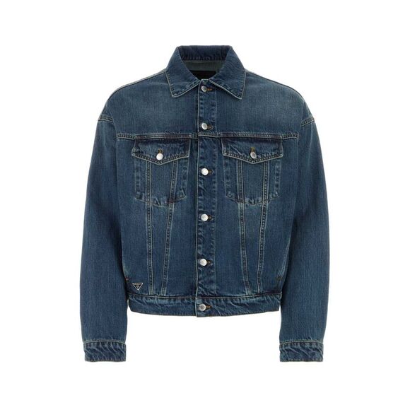 Prada | Jackets & Coats | Prada Denim Jacket | Poshmark